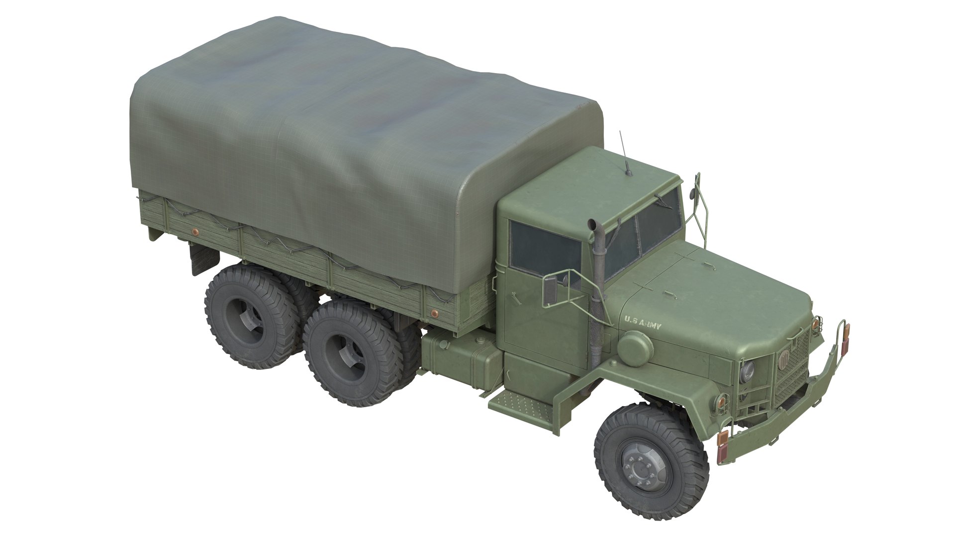 3D Military Cargo Truck M35a2 Model - TurboSquid 2431819
