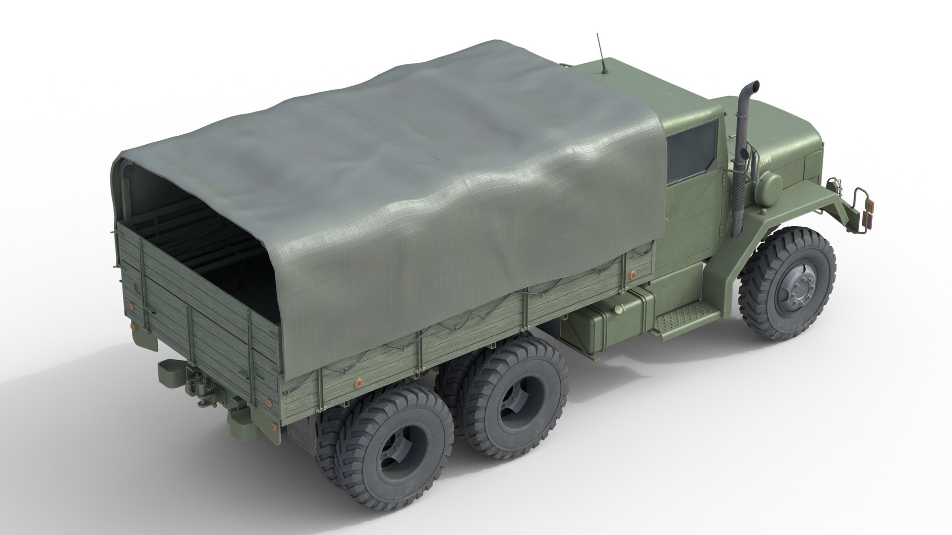 3D Military Cargo Truck M35a2 Model - TurboSquid 2431819