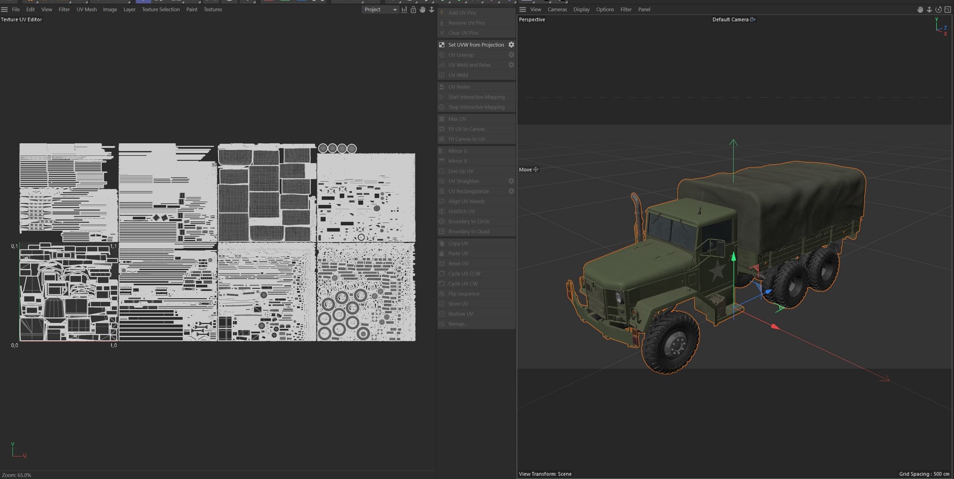 3D Military Cargo Truck M35a2 Model - TurboSquid 2431819