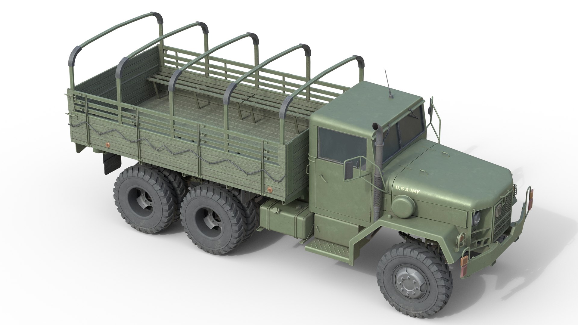 3D Military Cargo Truck M35a2 Model - TurboSquid 2431819
