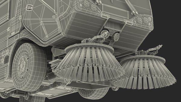 Johnston cx400 road sweeper model - TurboSquid 1574336