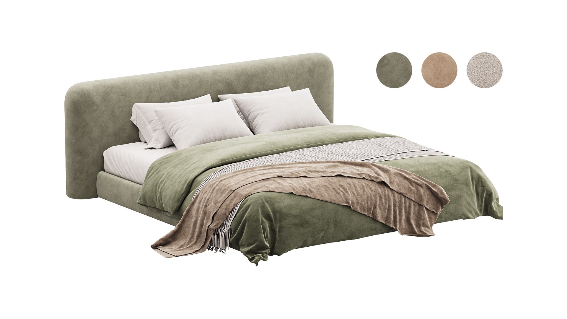 Bed Volume 3D Model - TurboSquid 2326319