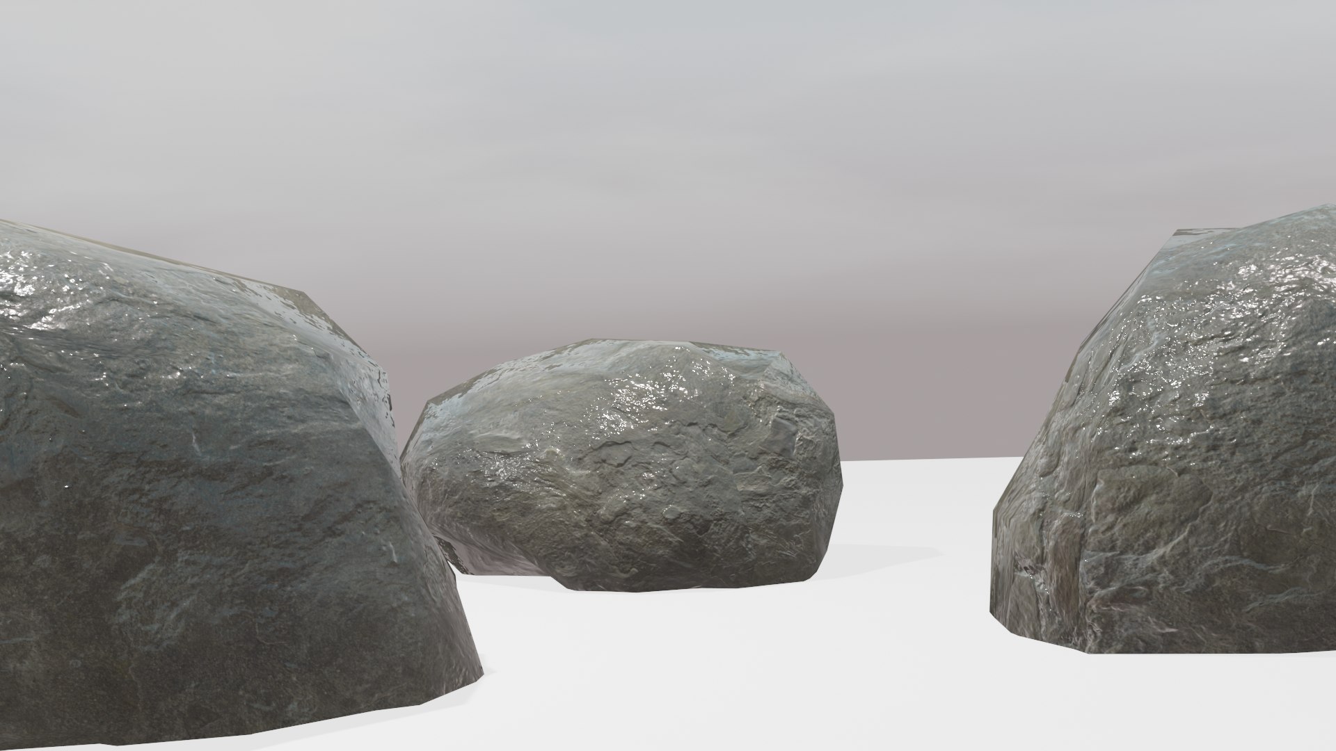 3D Garden Stones Model - TurboSquid 2110005