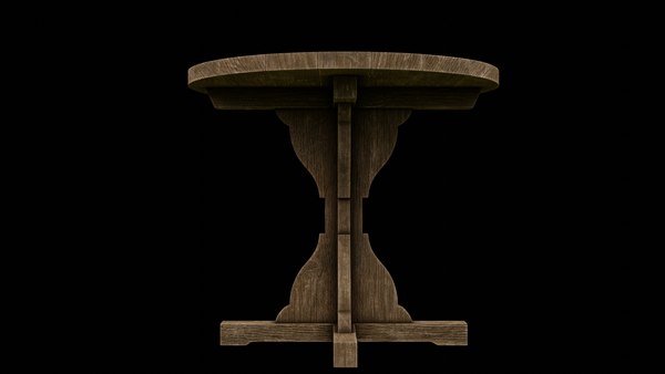 3D medieval small table - TurboSquid 1386559
