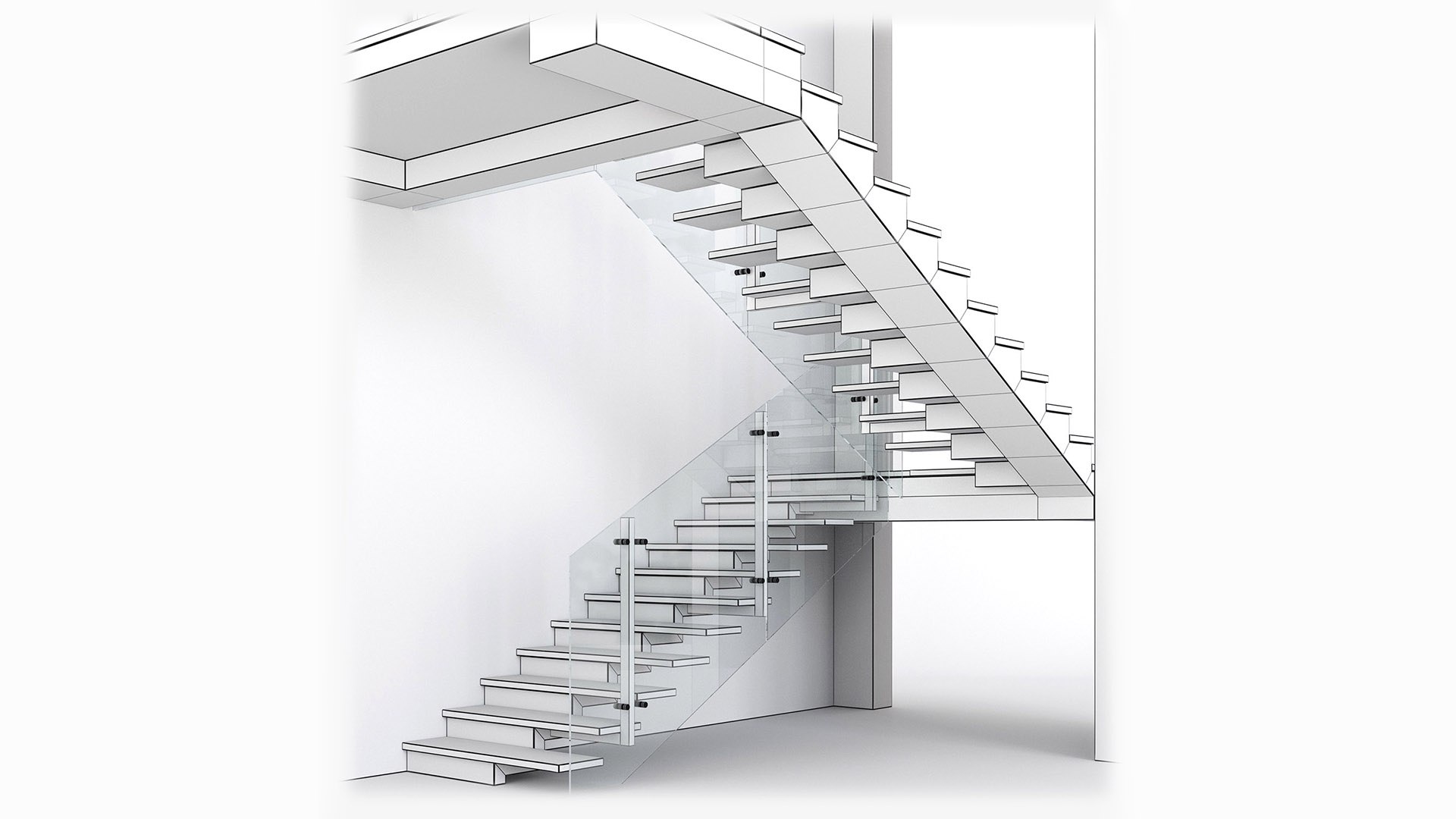 Modern Interior Stair 12 3D - TurboSquid 2173372