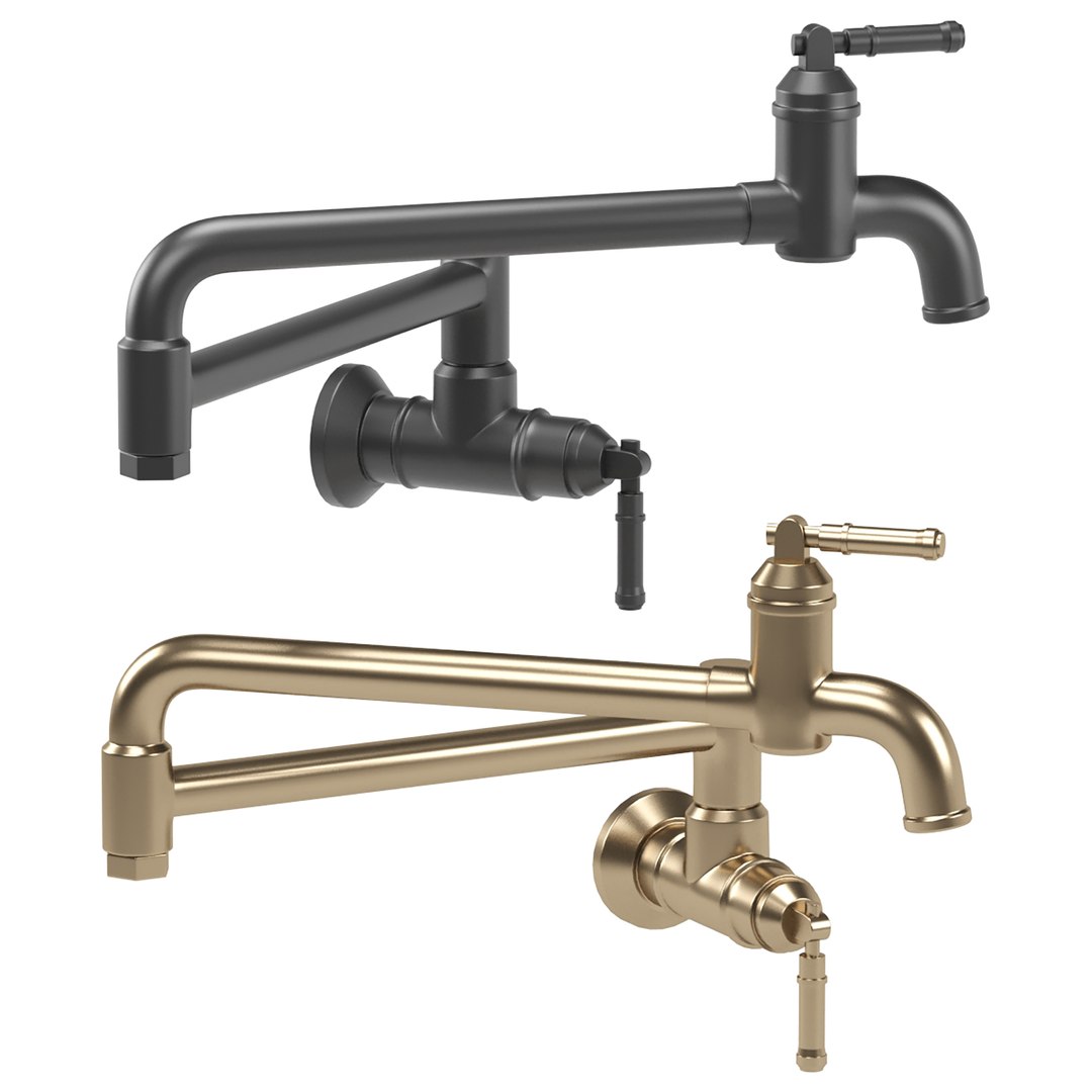 3D Model DELTA Kitchen Faucets Collection - TurboSquid 2382752