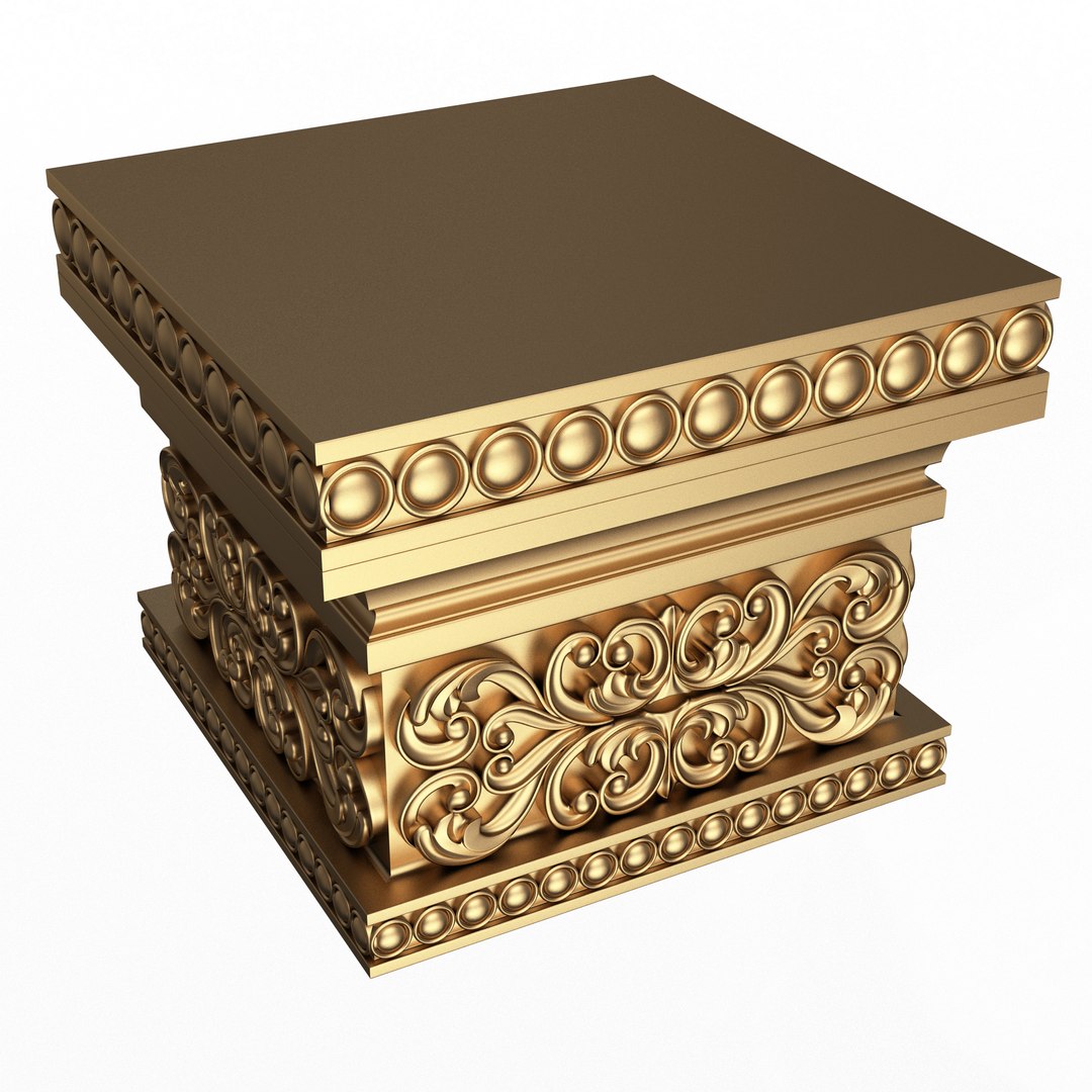 Carved Capital 0802 3D - TurboSquid 2159027