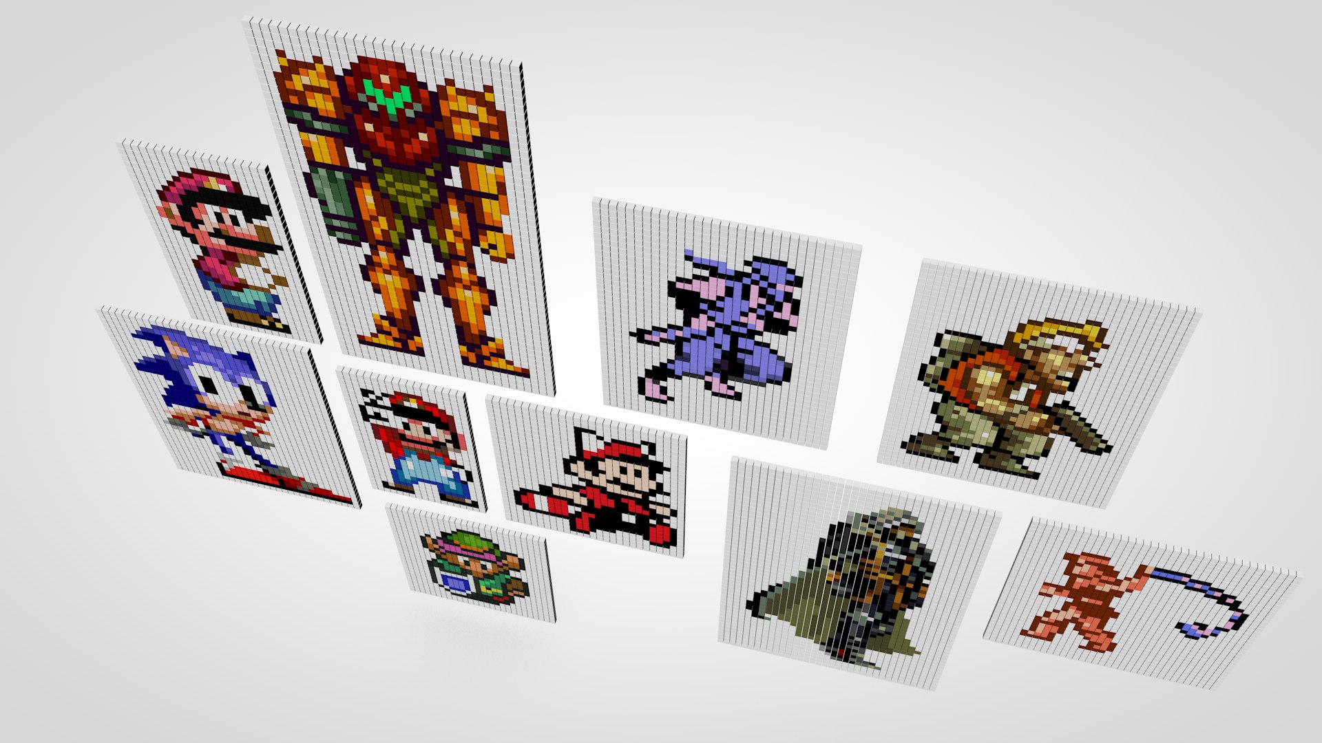 3D Classic Games Pixel Model - TurboSquid 1210810