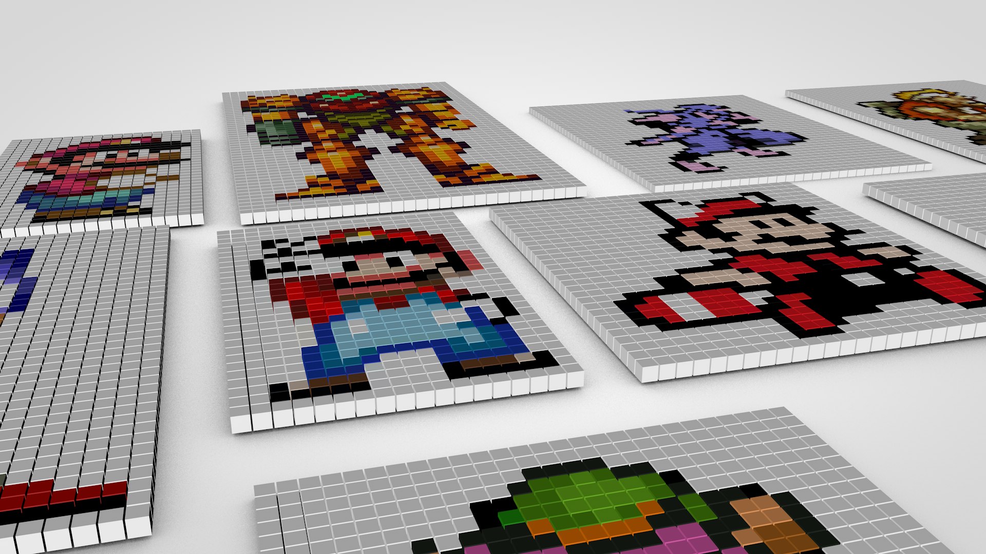 3D Classic Games Pixel Model - TurboSquid 1210810