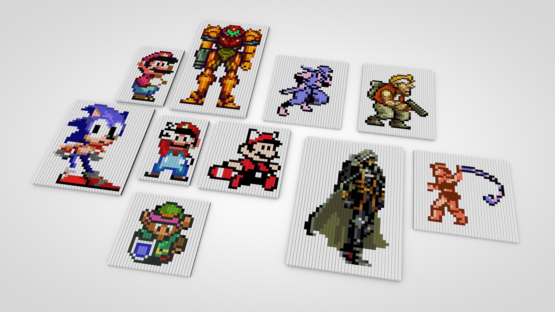 3D Classic Games Pixel Model - TurboSquid 1210810