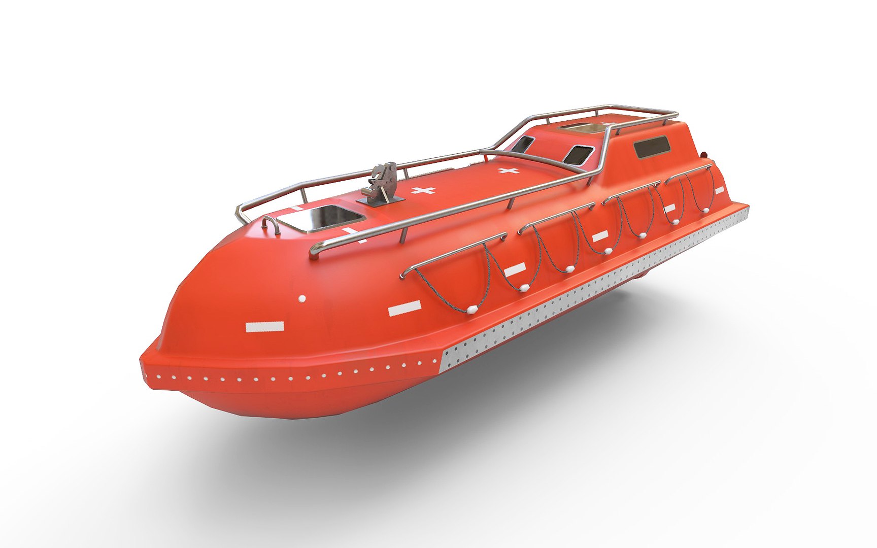 Freefall lifeboat 3D model - TurboSquid 2171295