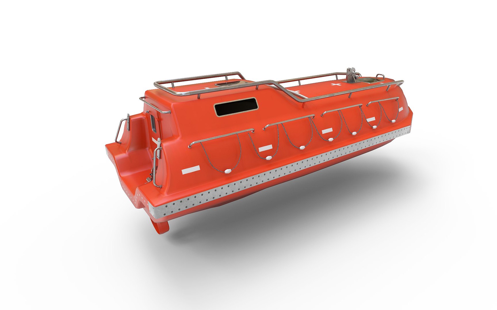 Freefall lifeboat 3D model - TurboSquid 2171295