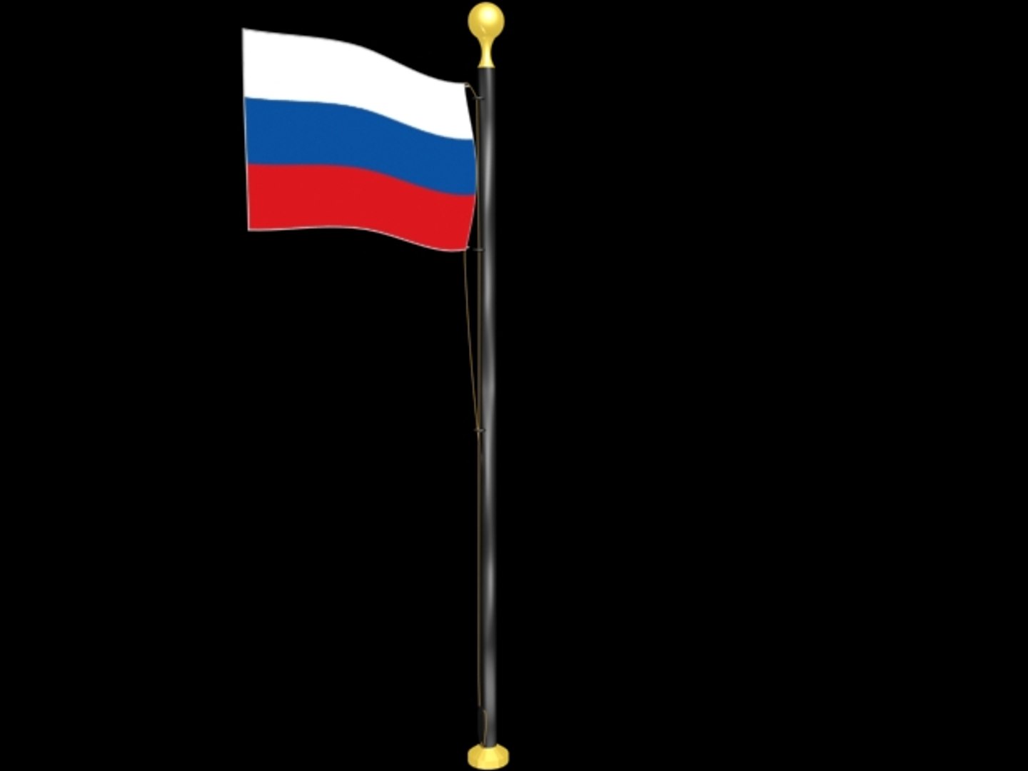 International Flag 3d Max