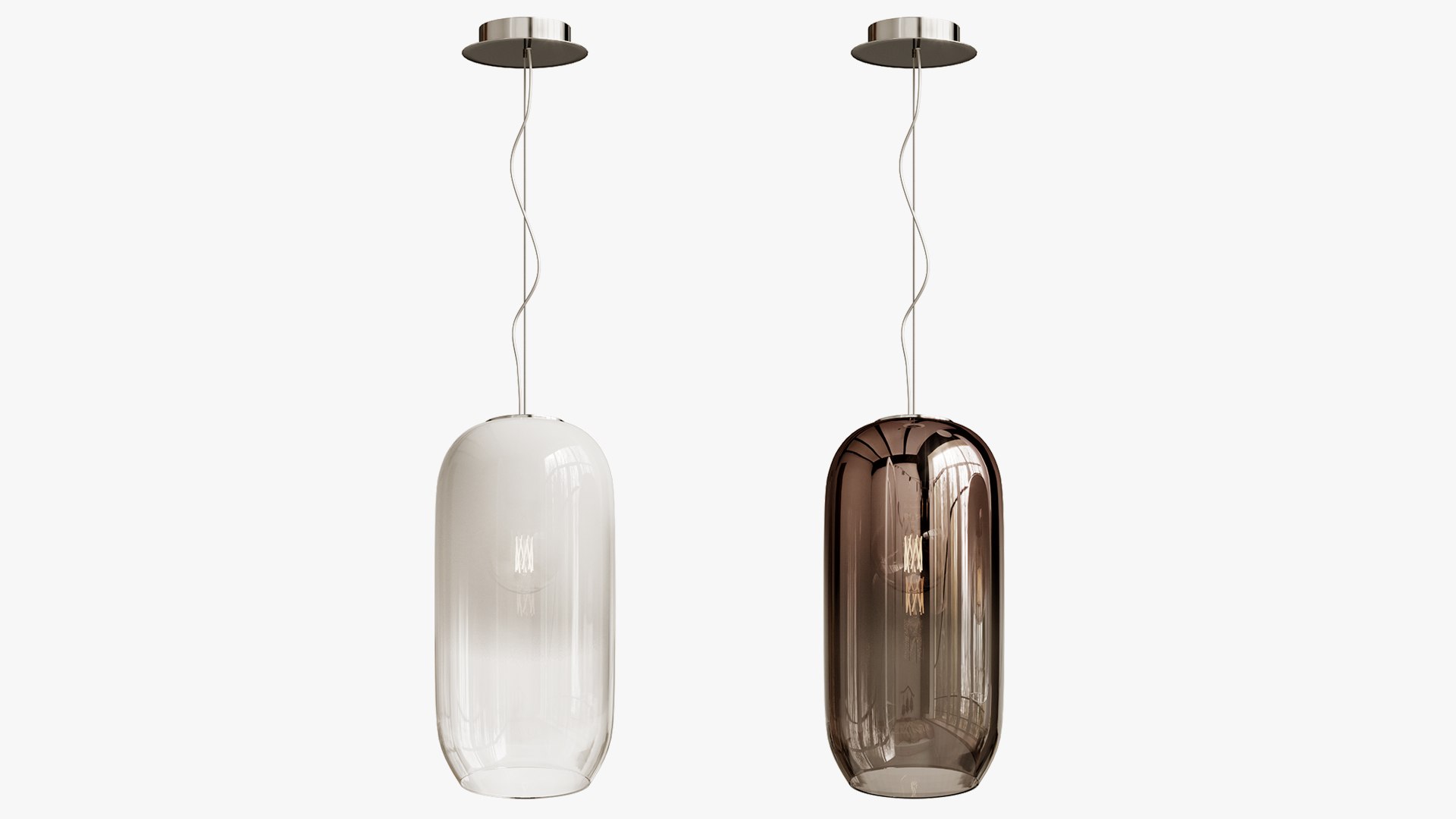 Pendant Lamp Artemide Gople Model - TurboSquid 2233413