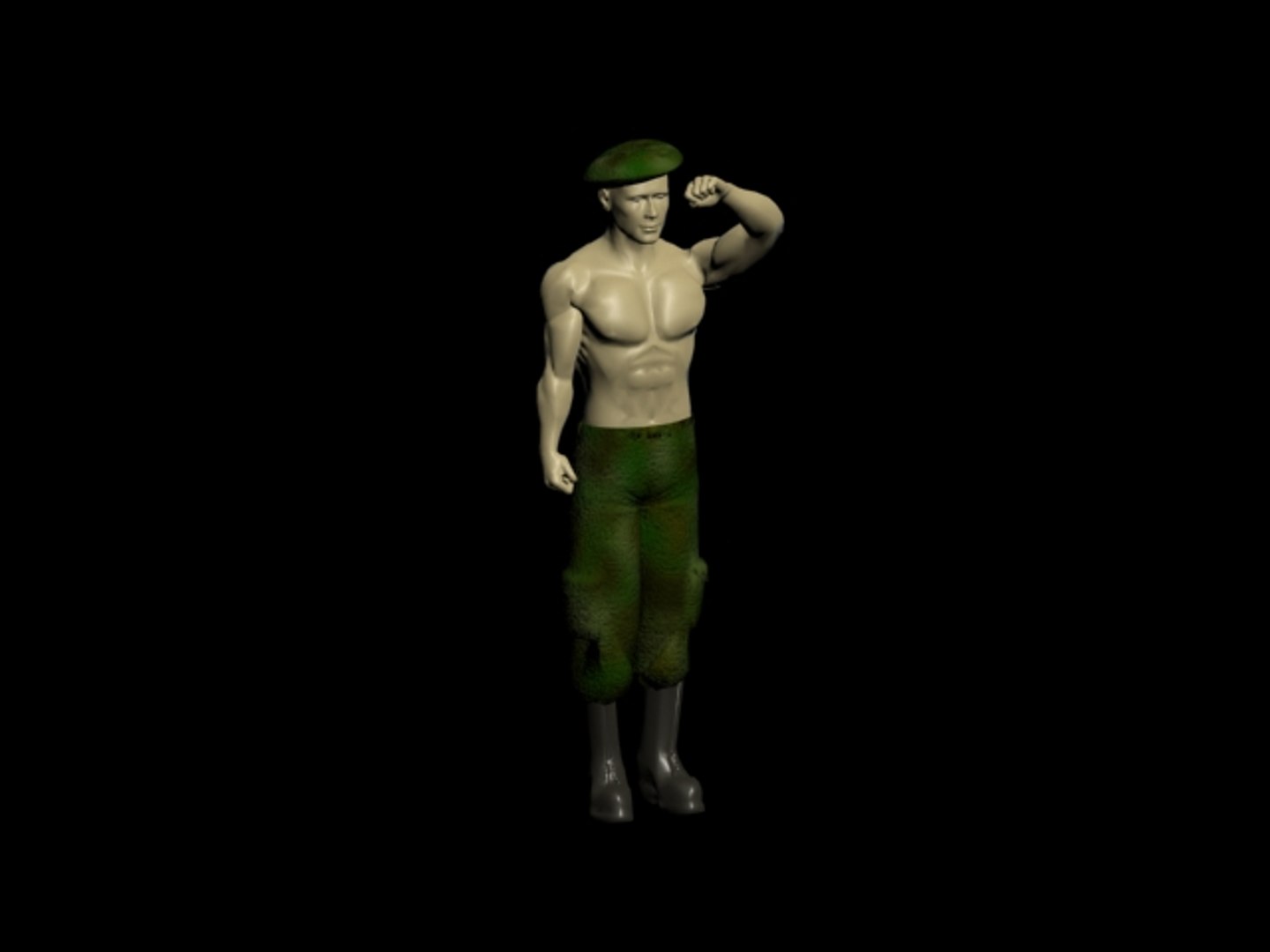 Soldiers Rig 3d Model