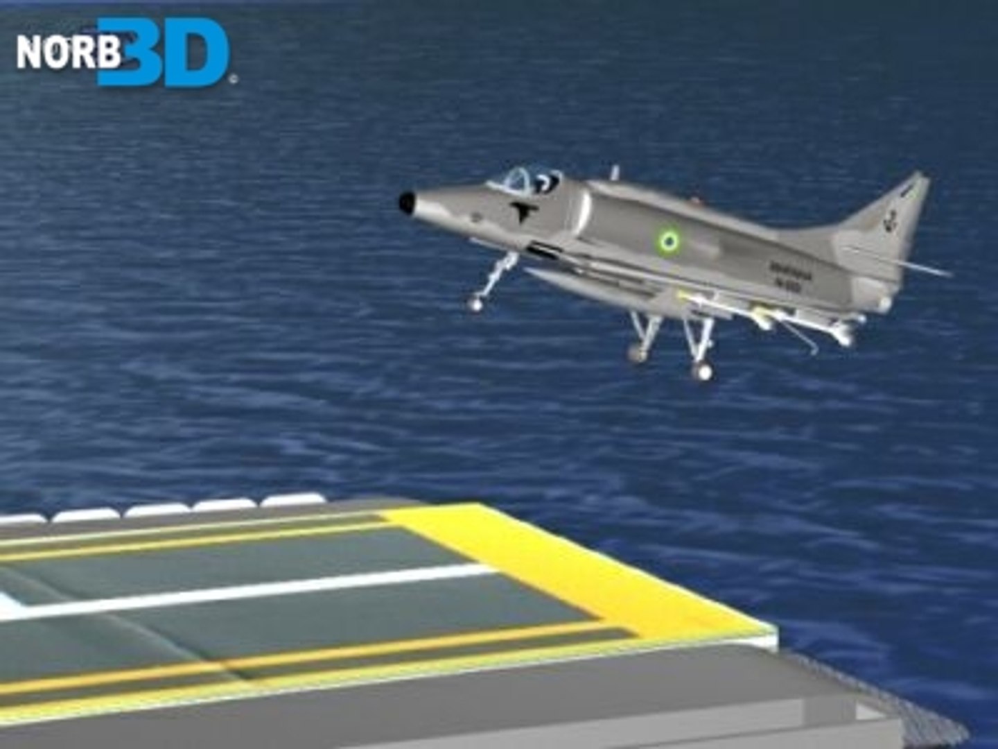 A4 Skyhawk 3d Model