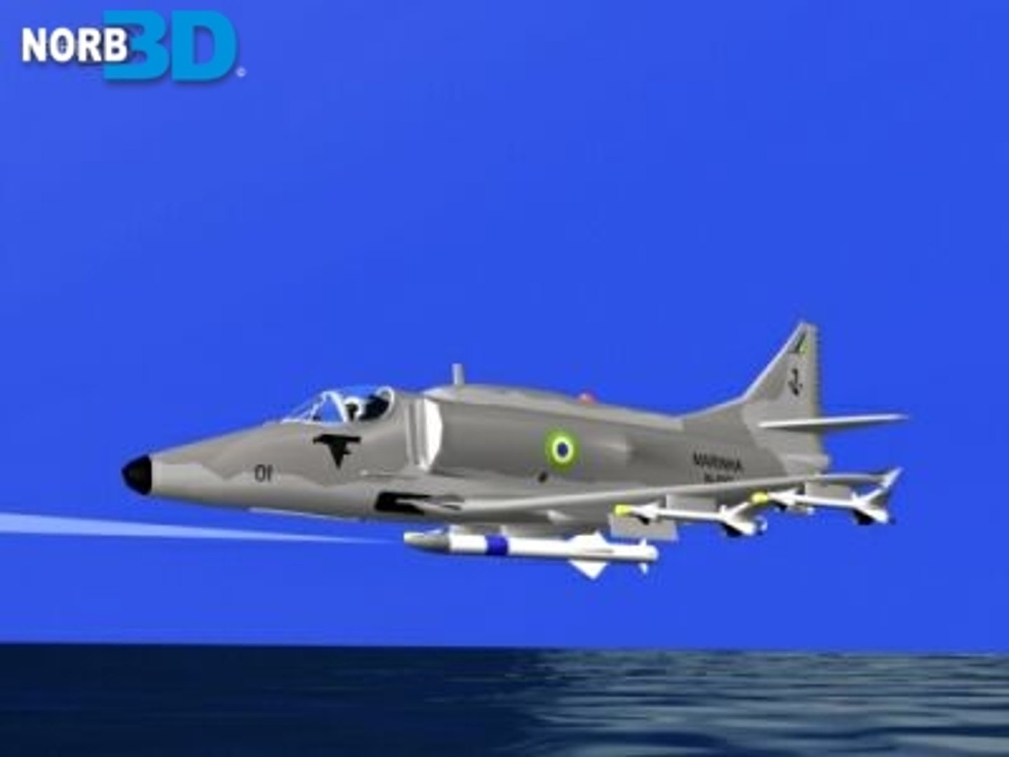 A4 Skyhawk 3d Model