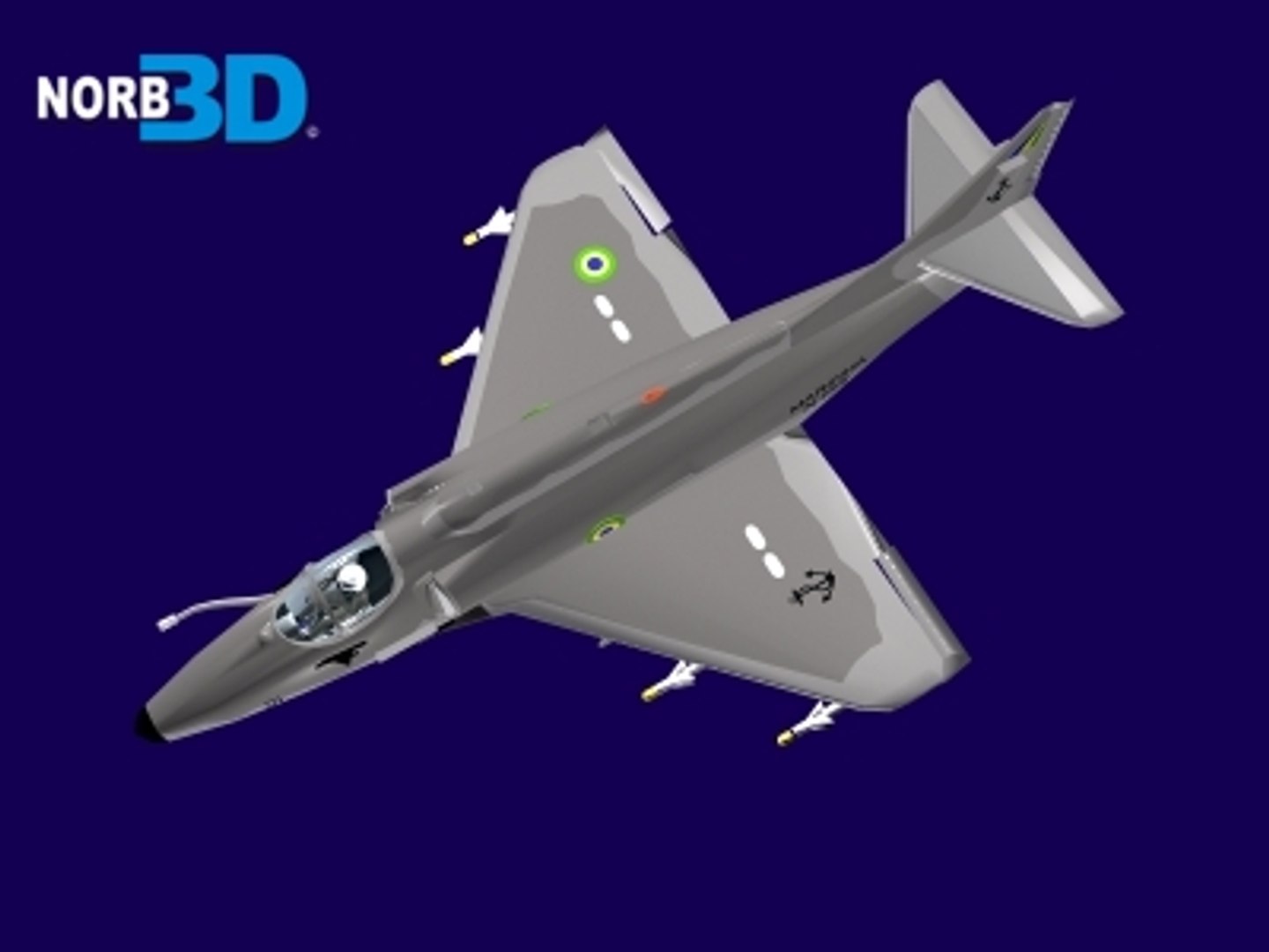 A4 Skyhawk 3d Model