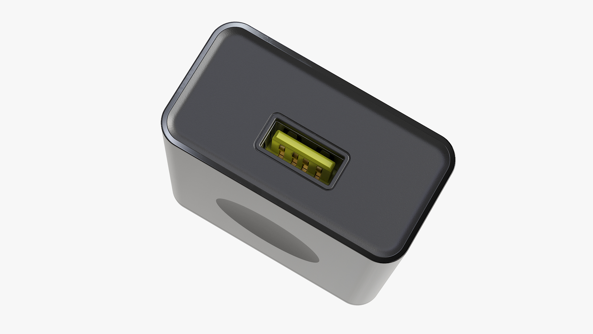 USB Power Adapter 02 EU Black 3D Model - TurboSquid 2245380