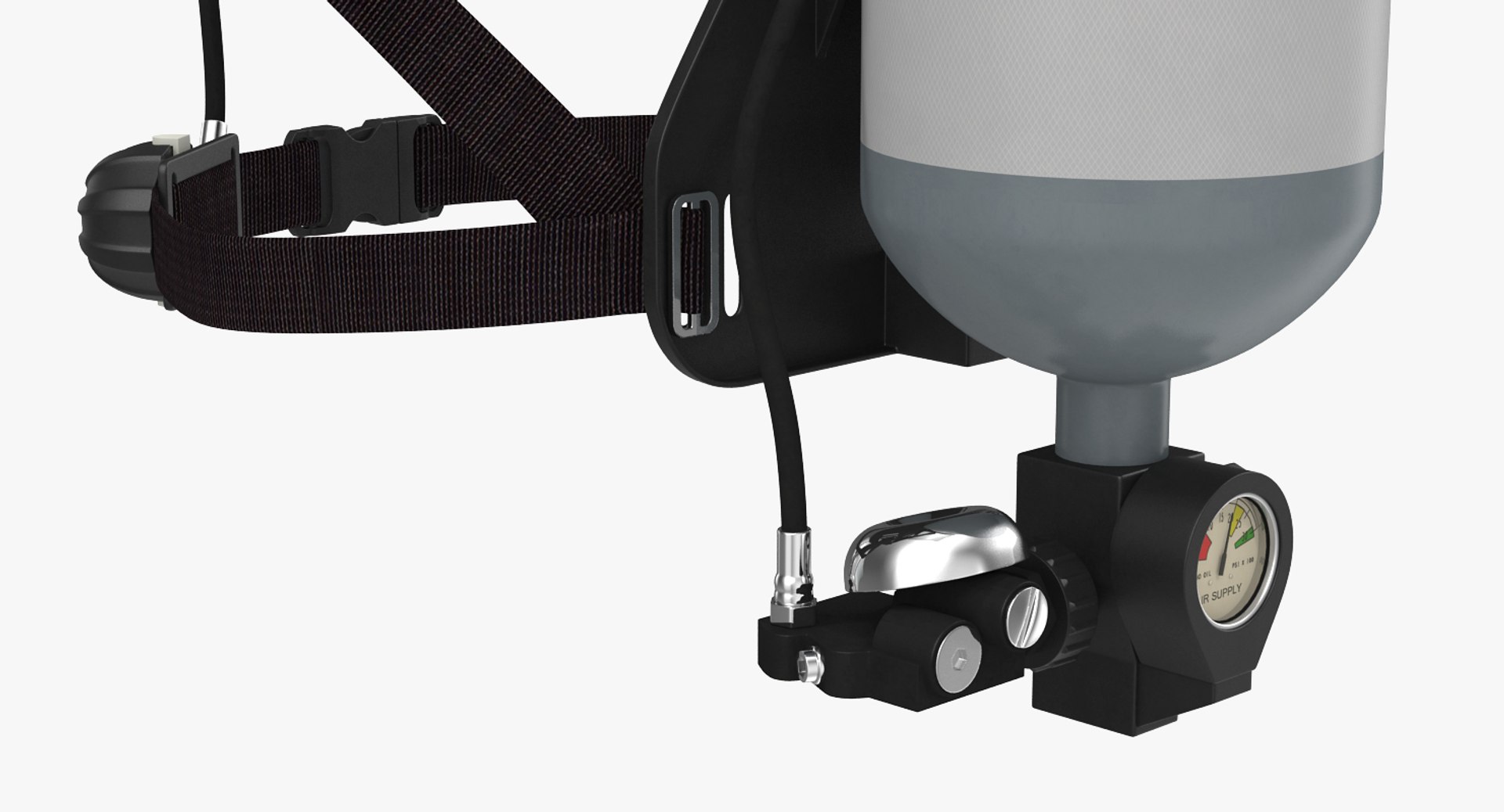 Firefighter Oxygen Equipment Model - TurboSquid 1153094