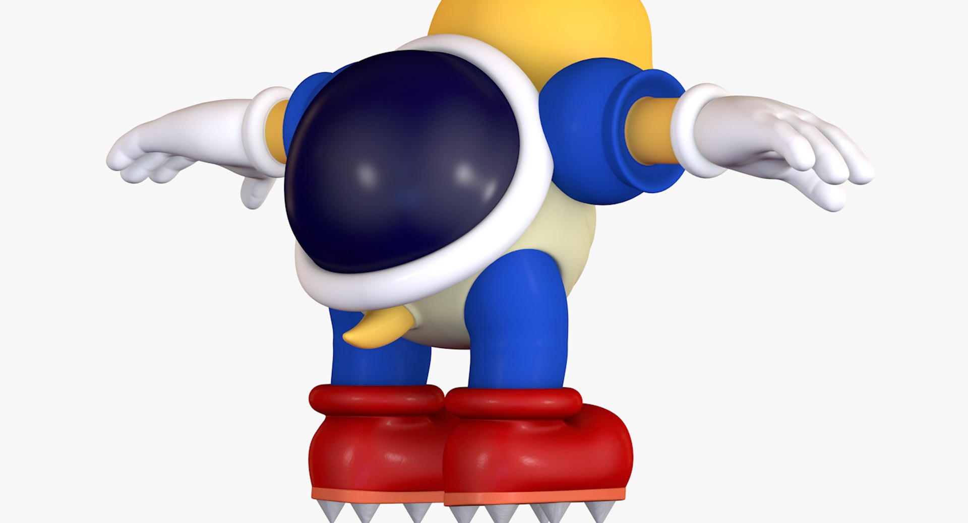 Chargin Chuck Football Super Mario 3D - TurboSquid 1416006