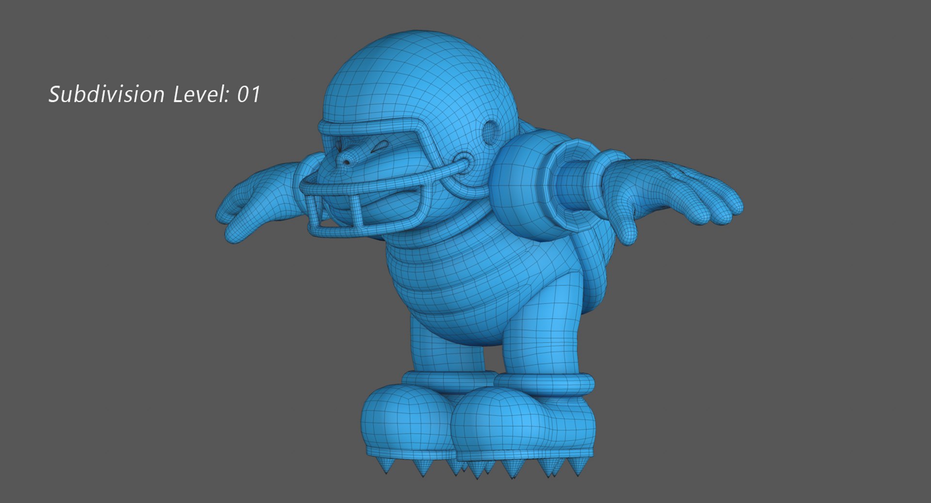 Chargin Chuck Football Super Mario 3D - TurboSquid 1416006