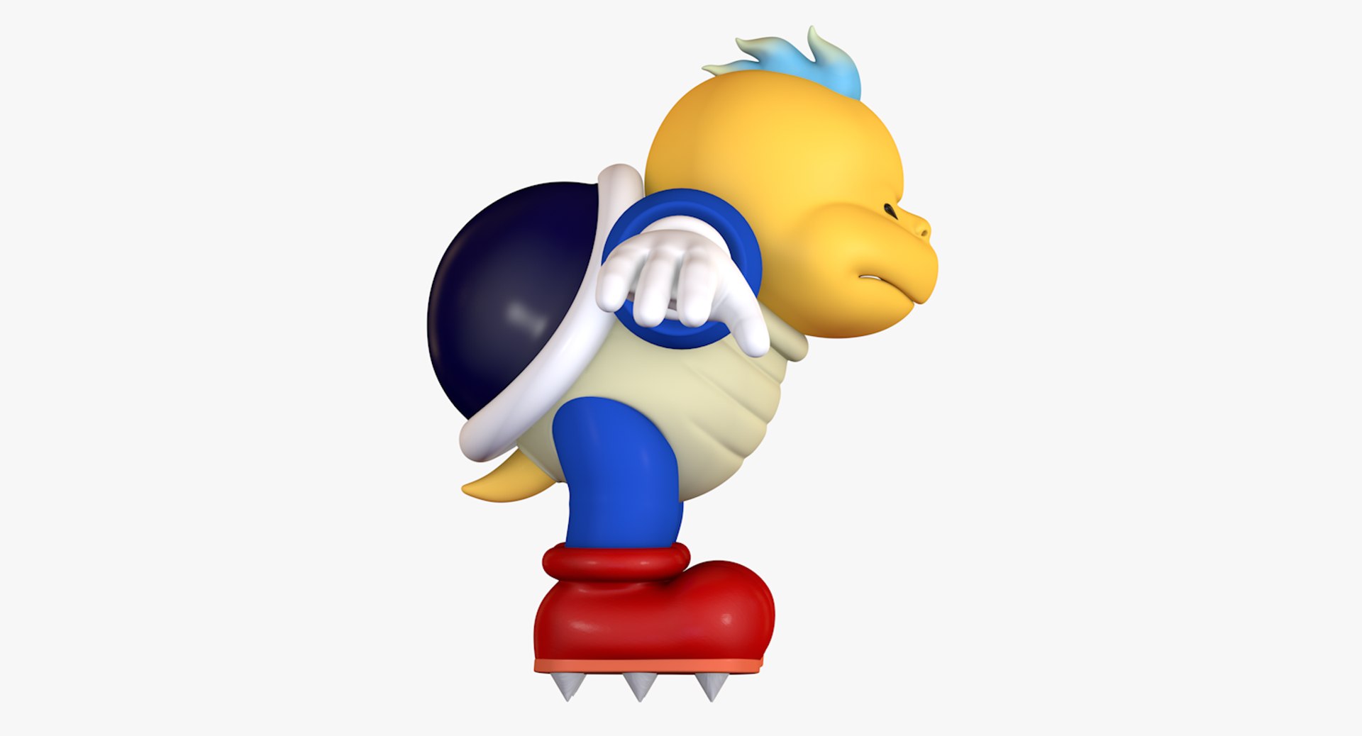 Chargin Chuck Football Super Mario 3D - TurboSquid 1416006