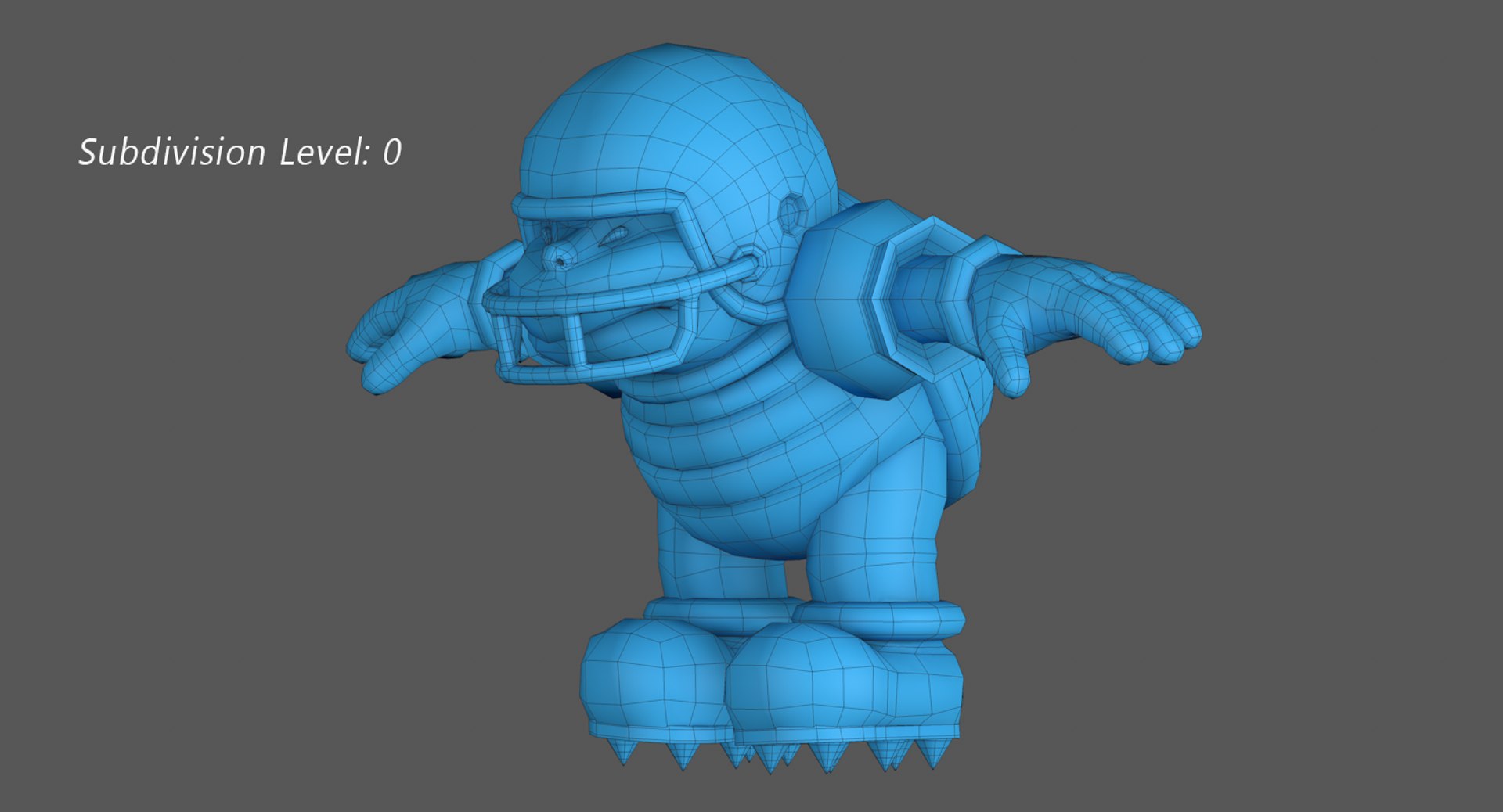 Chargin Chuck Football Super Mario 3D - TurboSquid 1416006