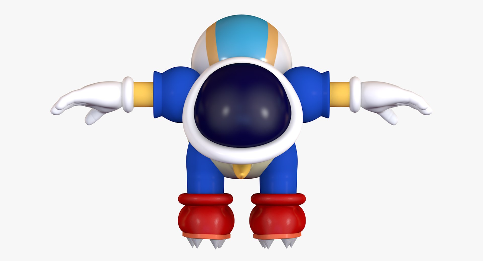 Chargin Chuck Football Super Mario 3D - TurboSquid 1416006