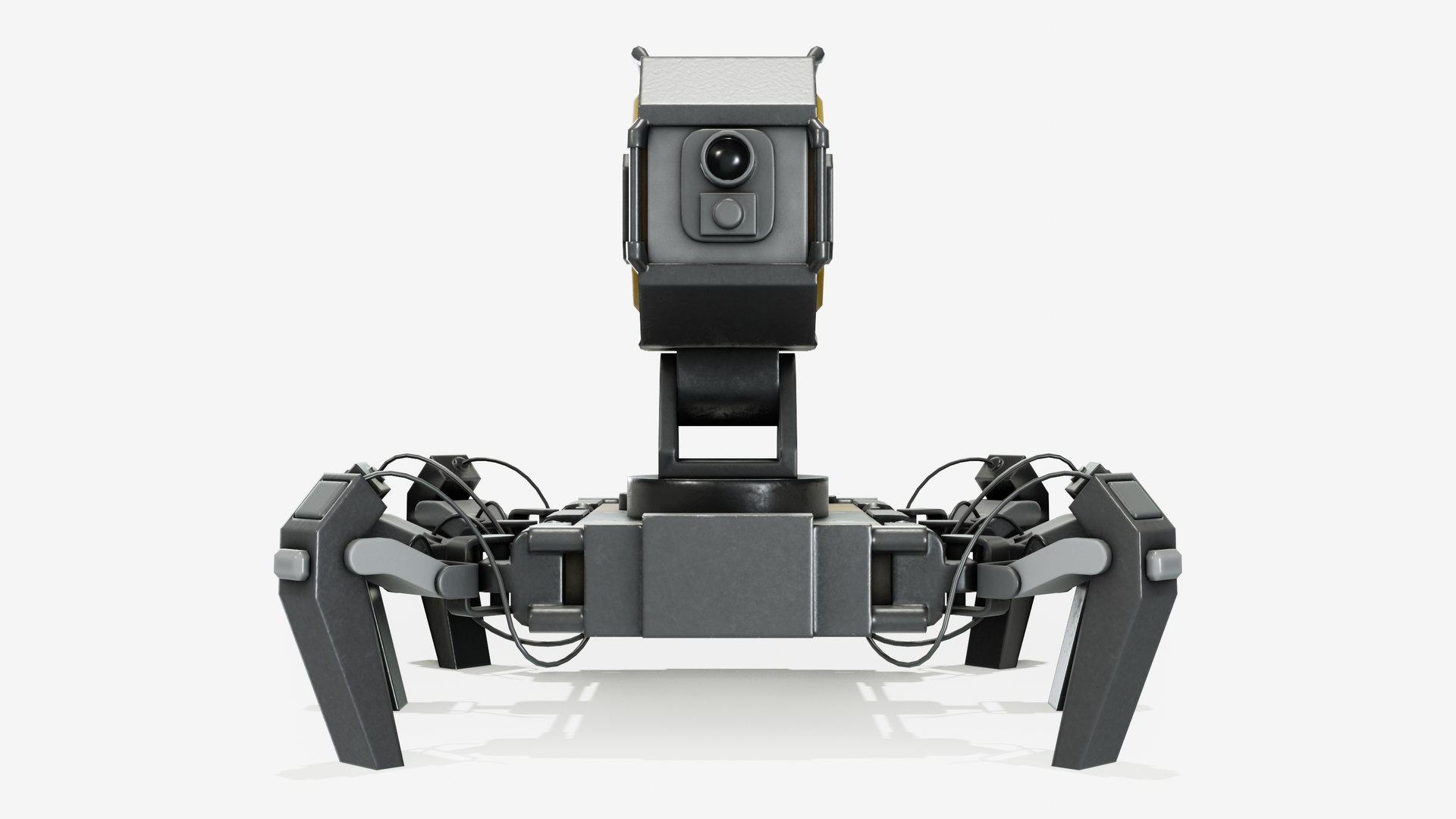 Rigged Sci-Fi Autonomous Walker Robot model - TurboSquid 1845465