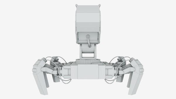 Rigged Sci-Fi Autonomous Walker Robot model - TurboSquid 1845465