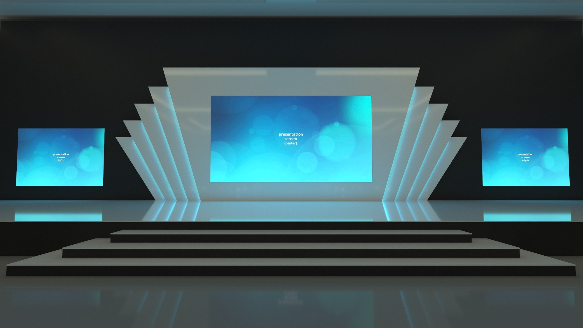 Virtual Stage 3D Model - TurboSquid 1861515