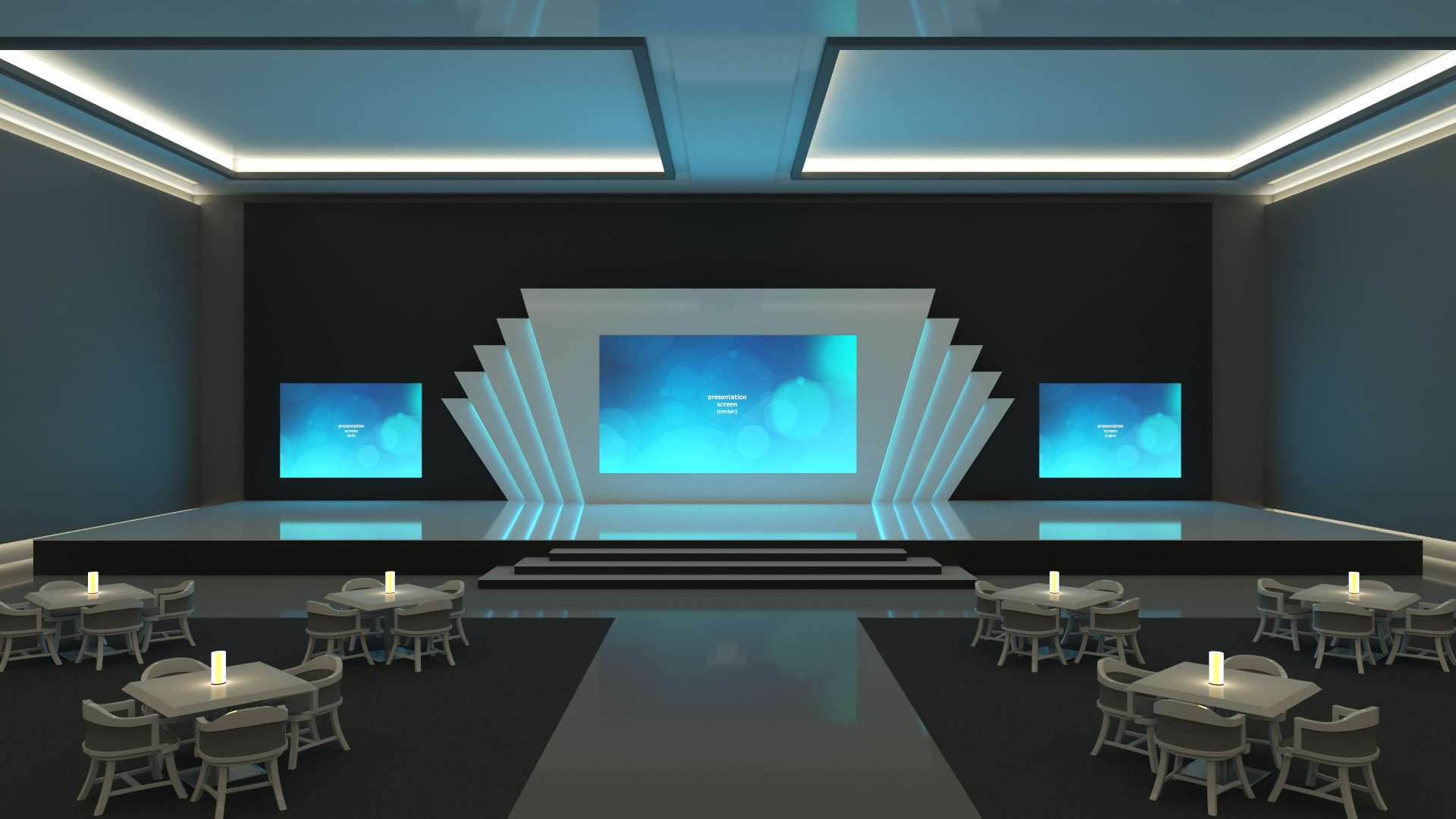 Virtual Stage 3D Model - TurboSquid 1861515