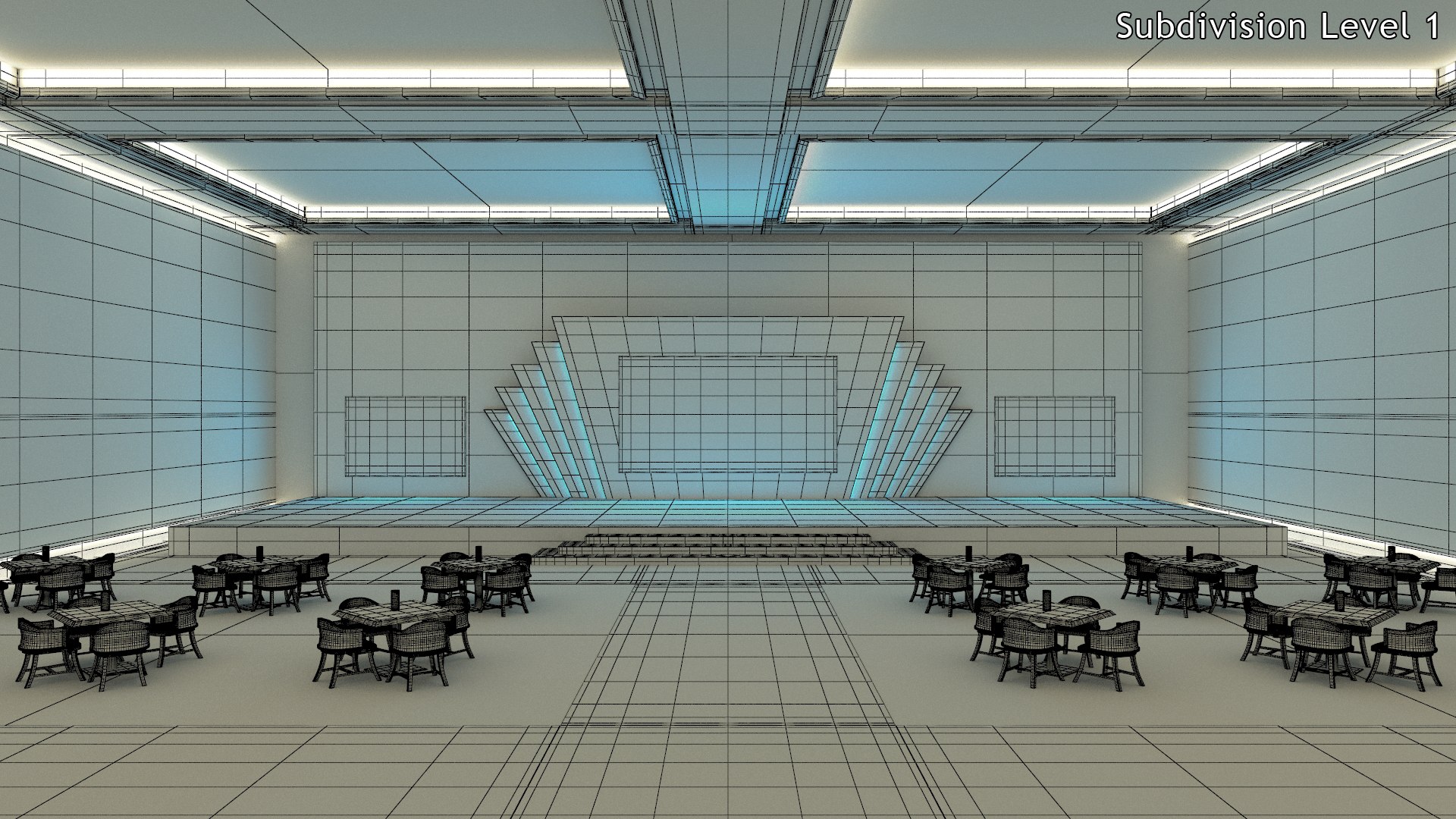 Virtual Stage 3D Model - TurboSquid 1861515