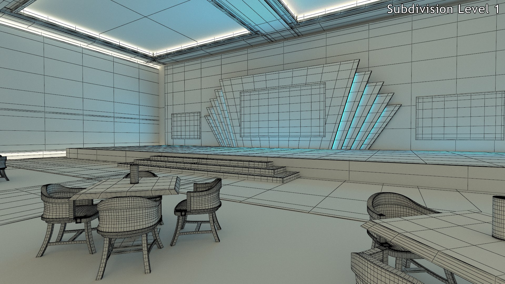 Virtual Stage 3D Model - TurboSquid 1861515