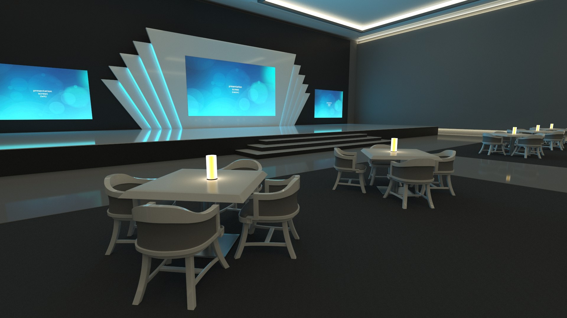 Virtual Stage 3D Model - TurboSquid 1861515