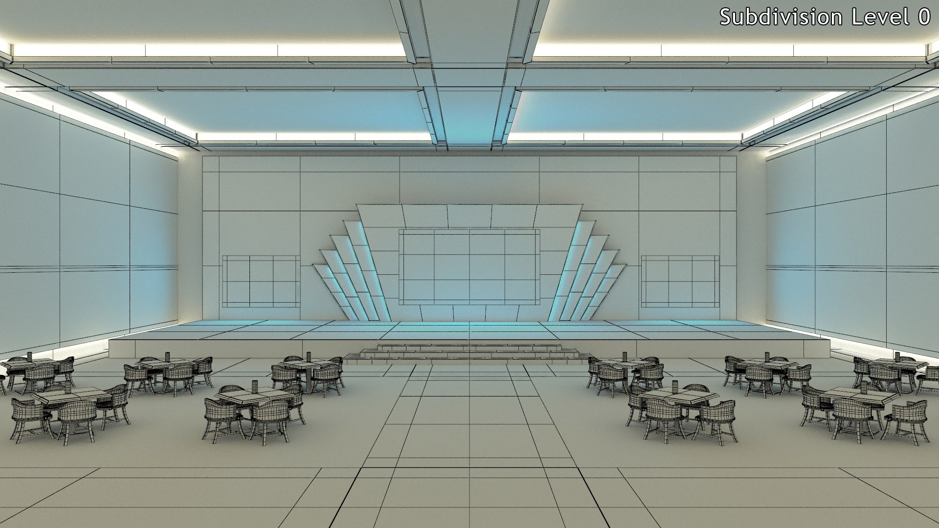 Virtual Stage 3D Model - TurboSquid 1861515