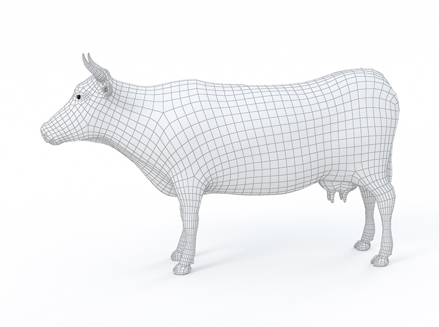 Cow 3d Max