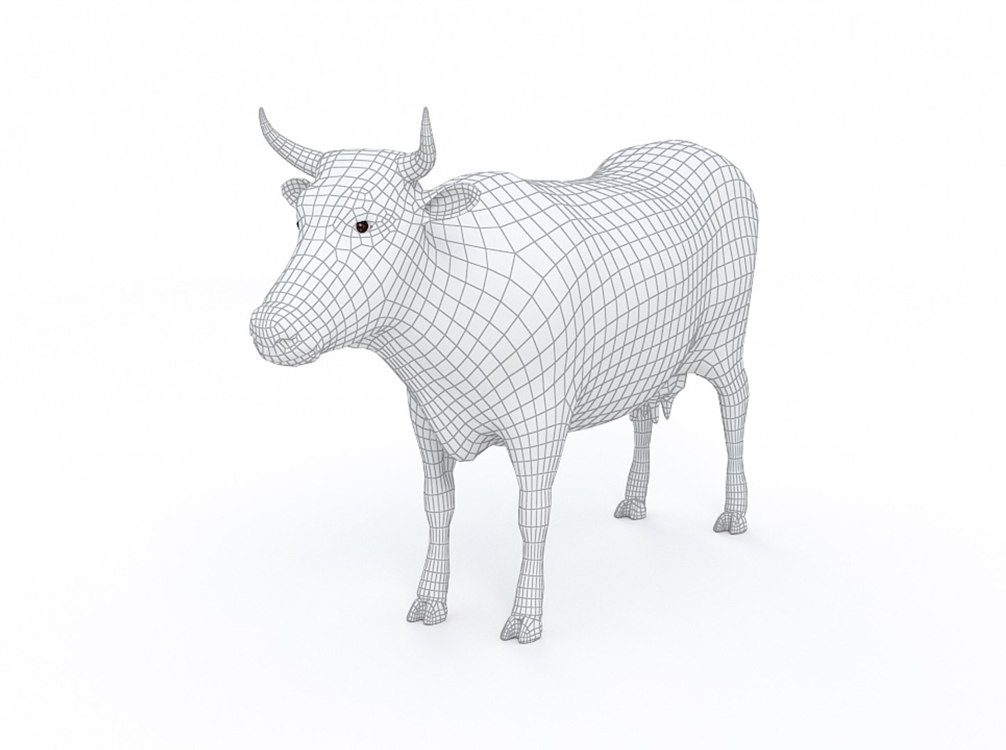 Cow 3d Max