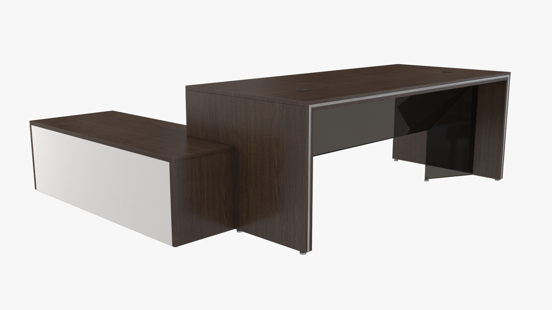 3D Office Desk Model - TurboSquid 1530396