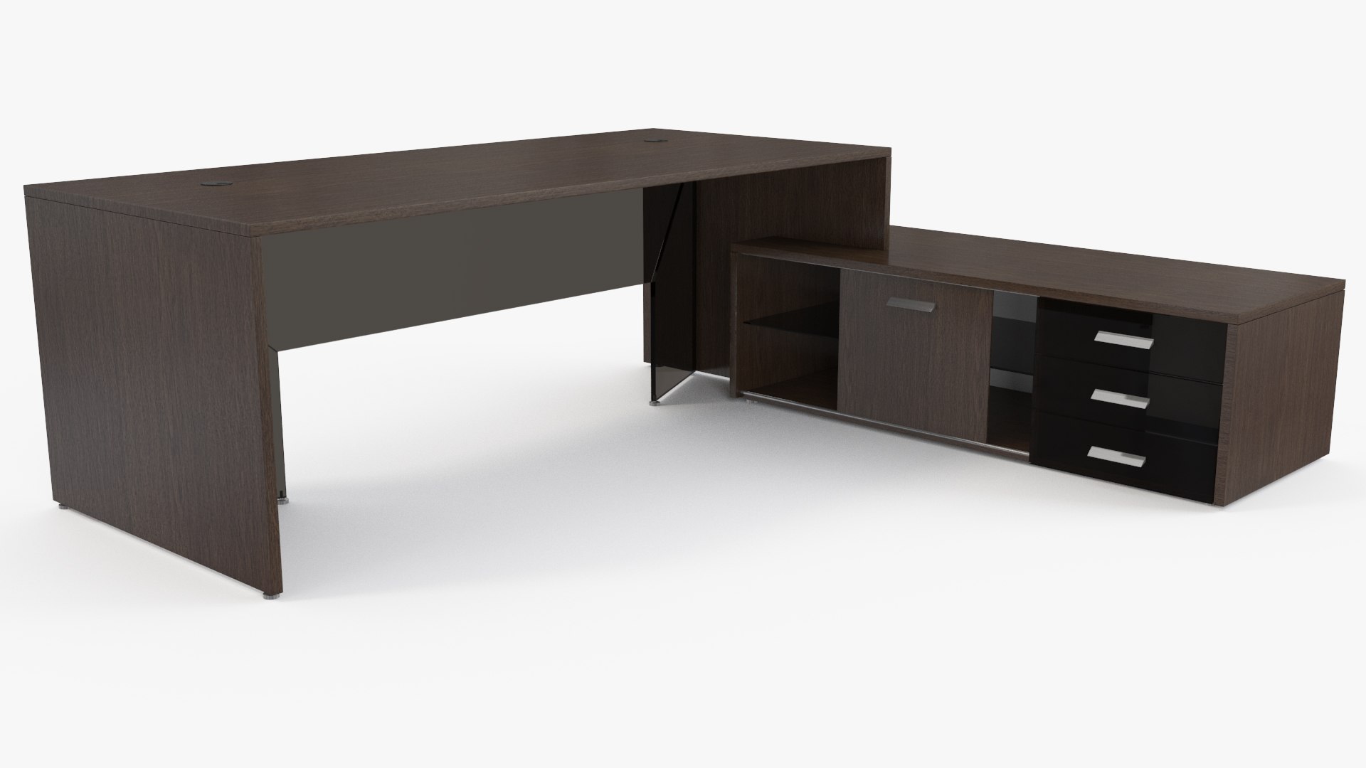 3D Office Desk Model - TurboSquid 1530396