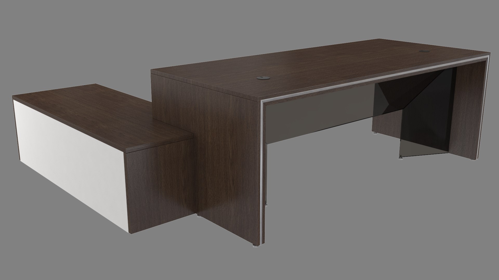 3D Office Desk Model - TurboSquid 1530396