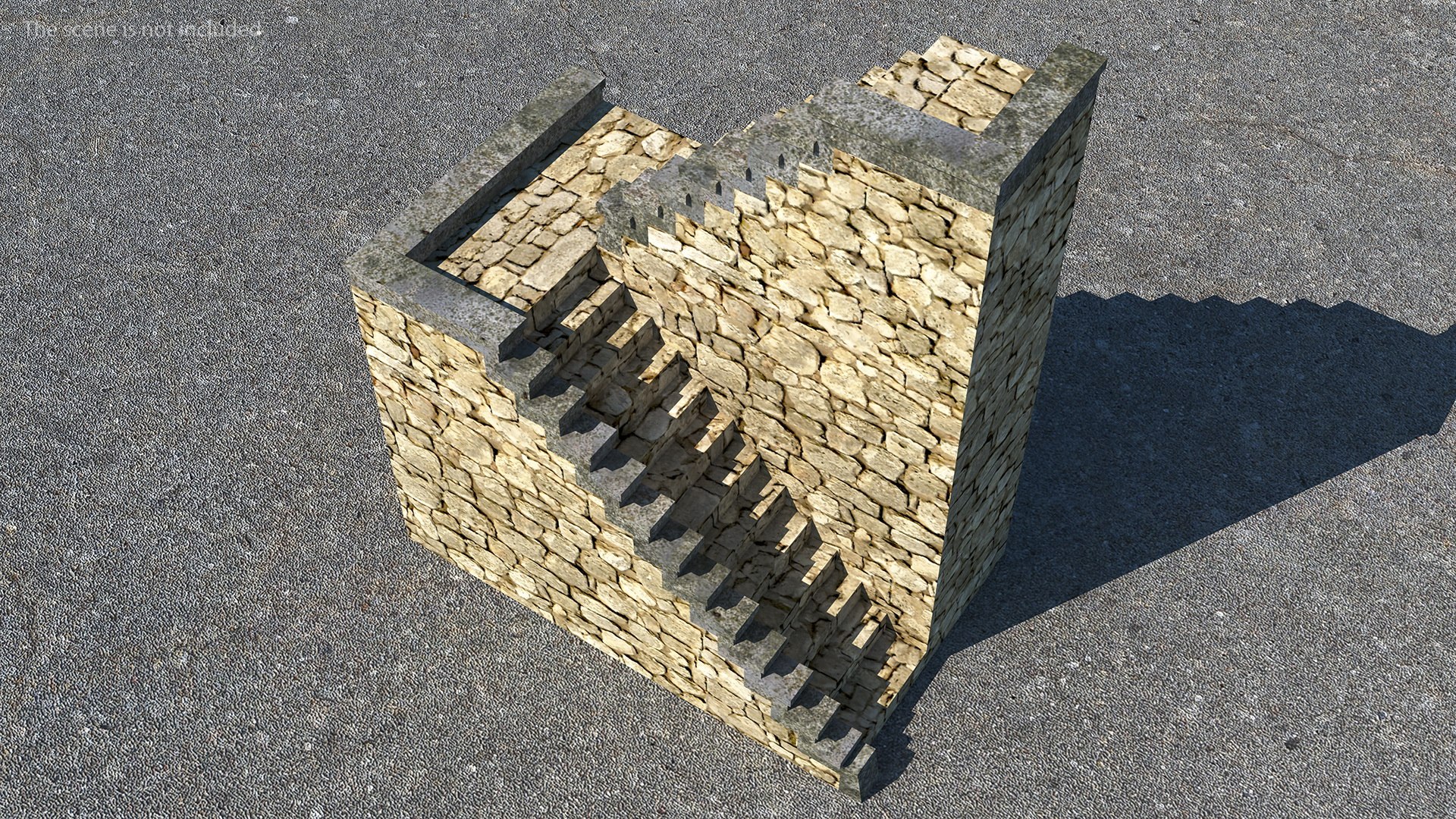 Stone Ladder 3D Model - TurboSquid 1474179