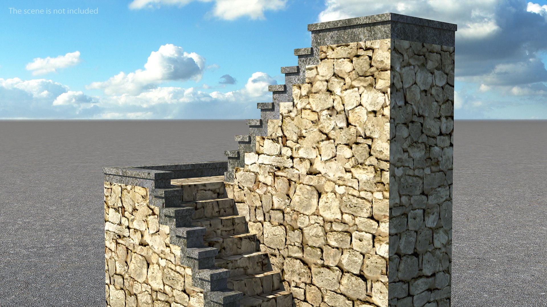 Stone Ladder 3D Model - TurboSquid 1474179