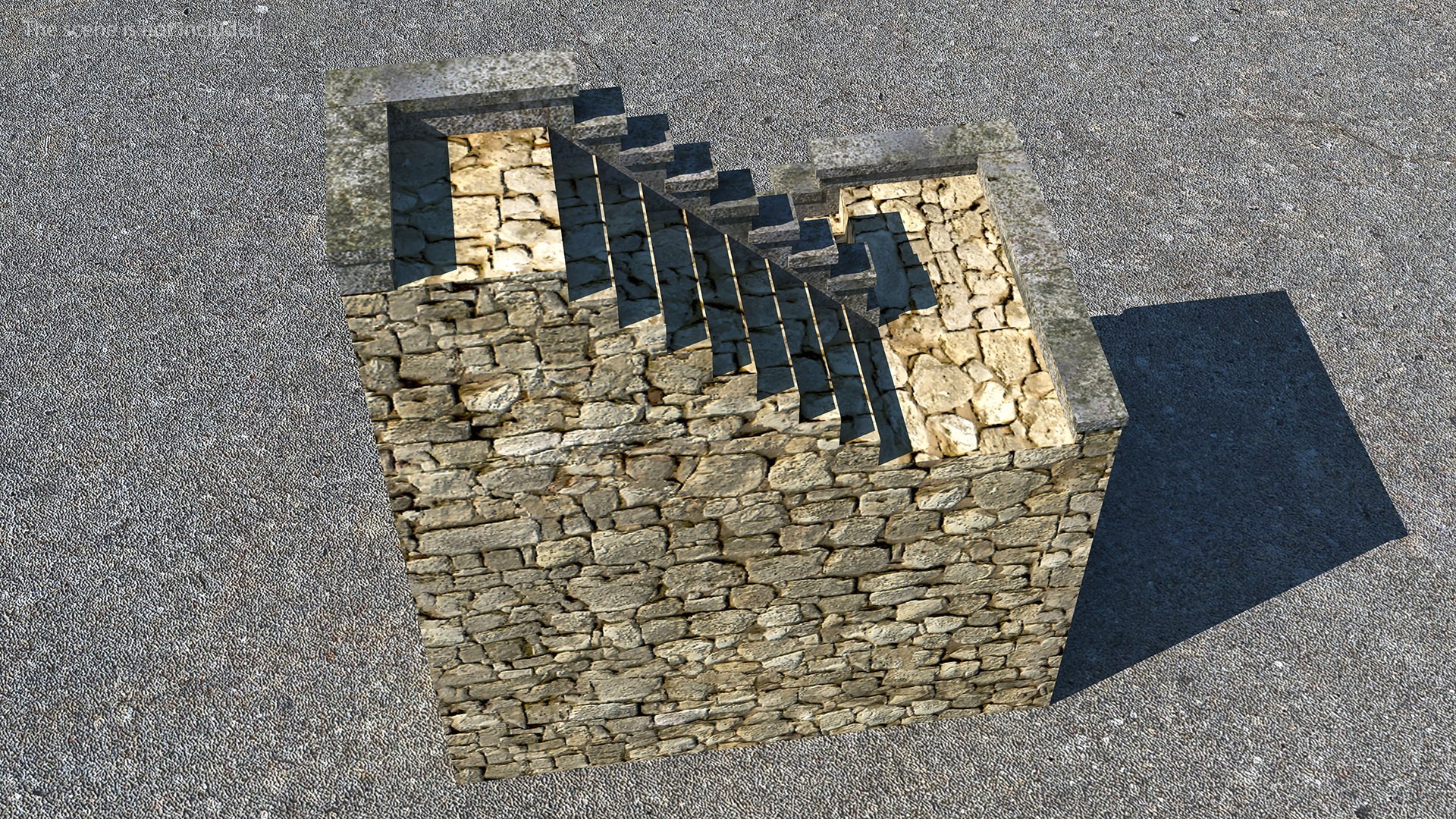 Stone Ladder 3D Model - TurboSquid 1474179