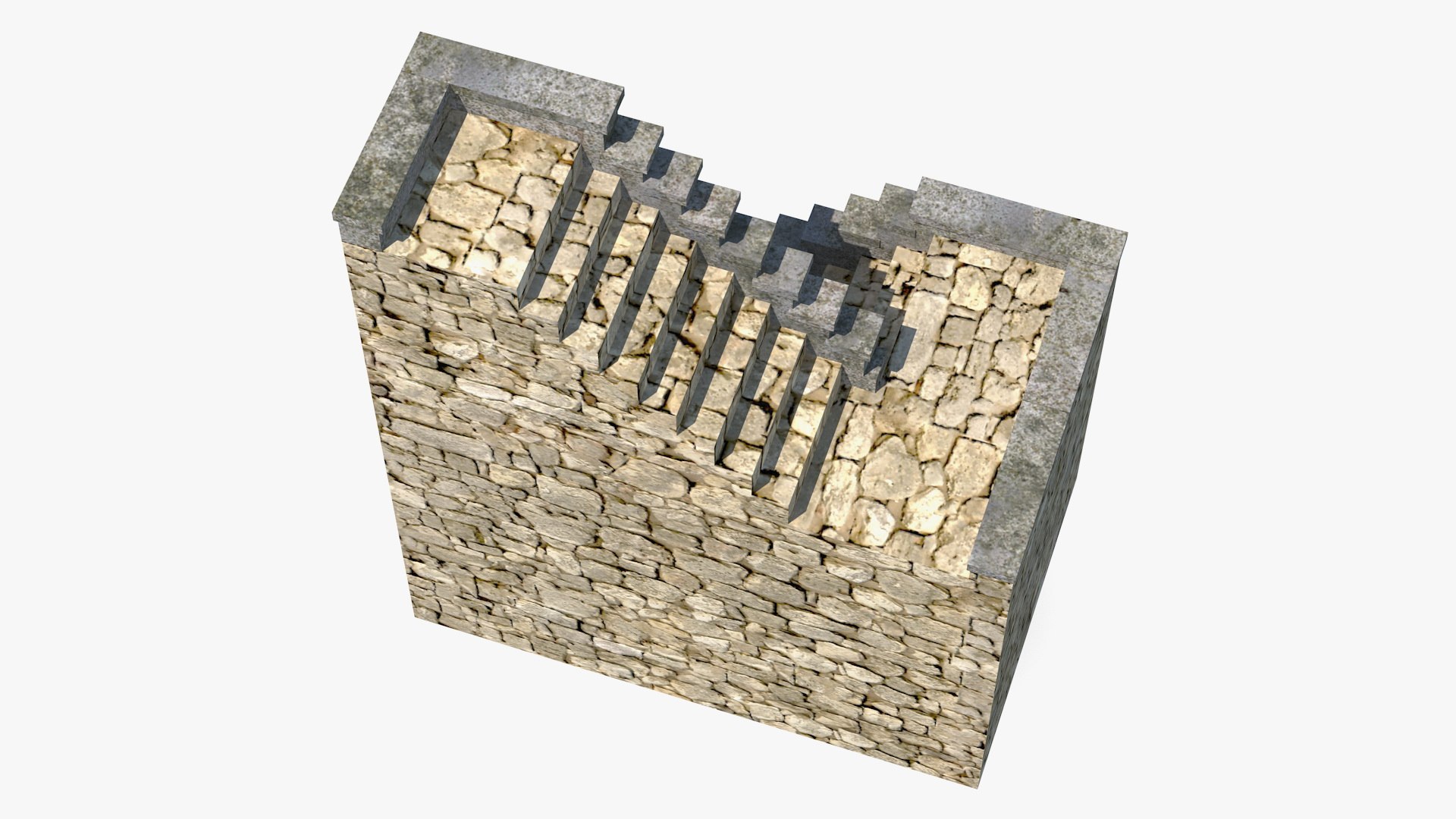 Stone Ladder 3D Model - TurboSquid 1474179
