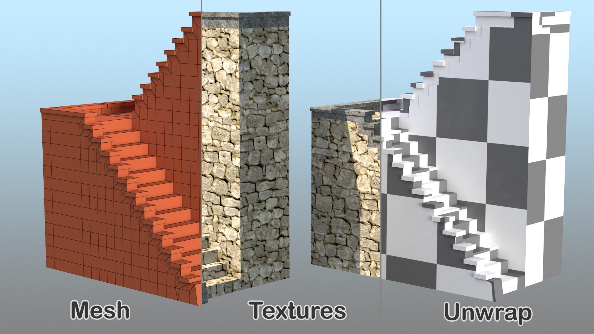 Stone Ladder 3D Model - TurboSquid 1474179