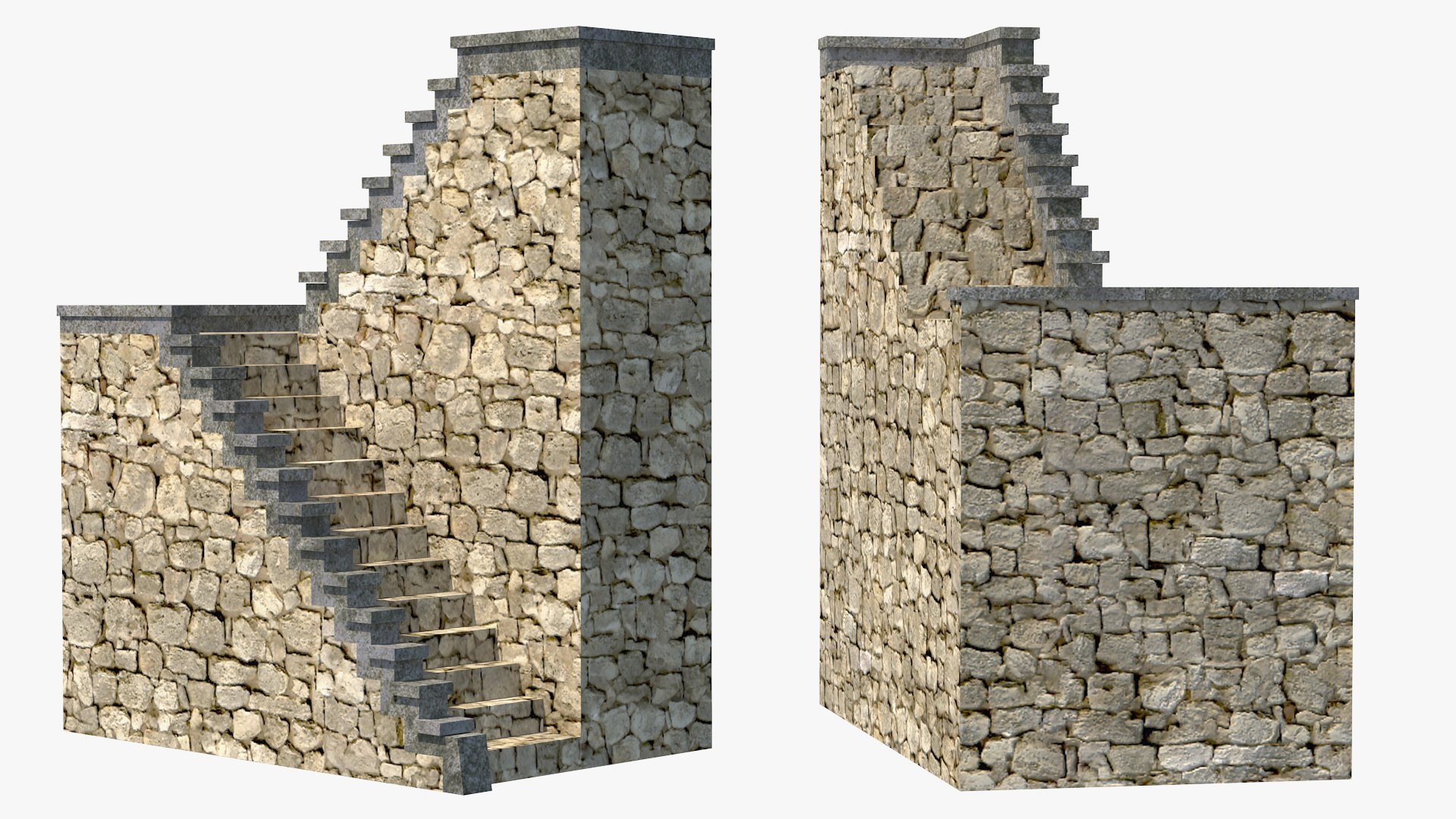 Stone Ladder 3D Model - TurboSquid 1474179