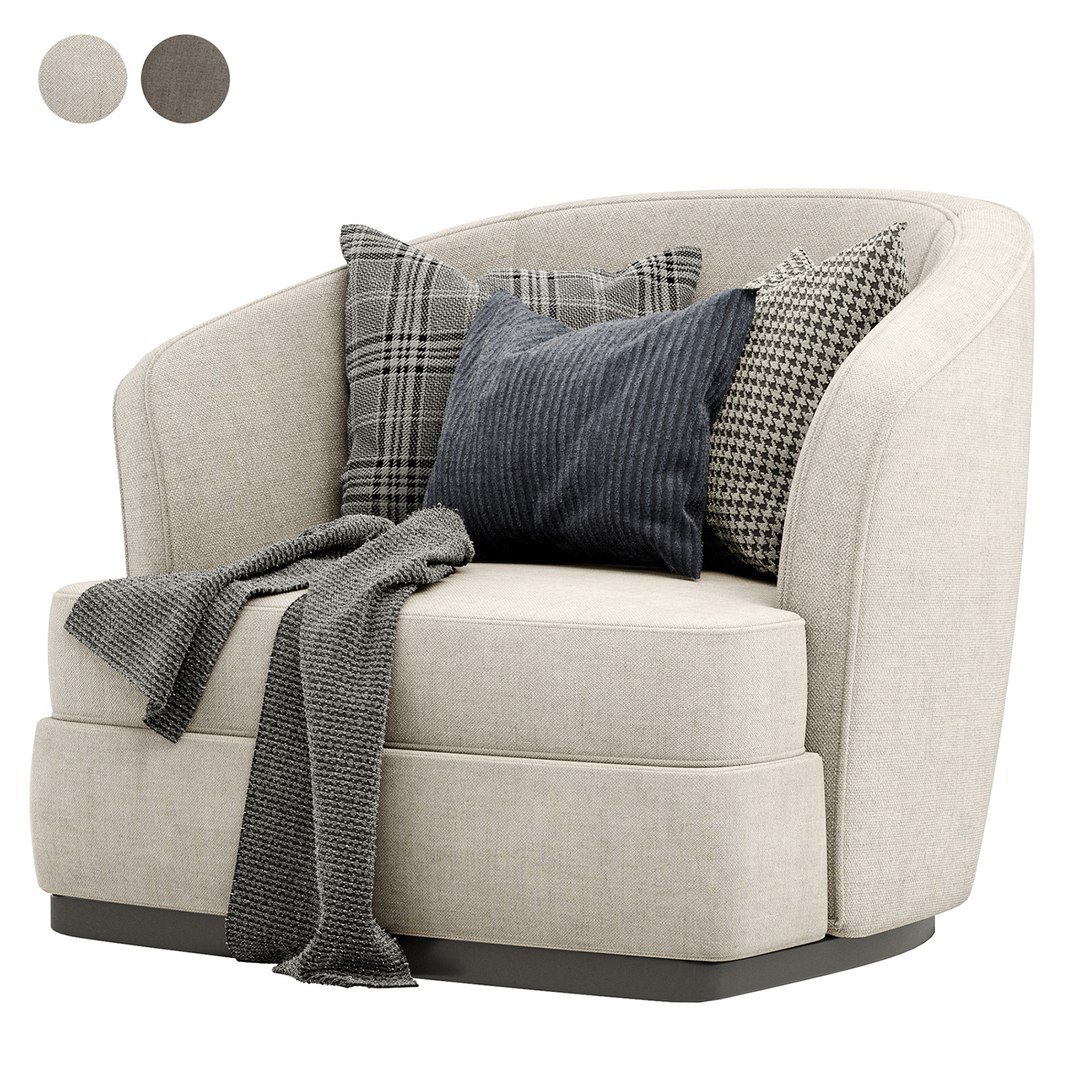 3D Romana Armchair By Casa Magna Model - TurboSquid 2192814