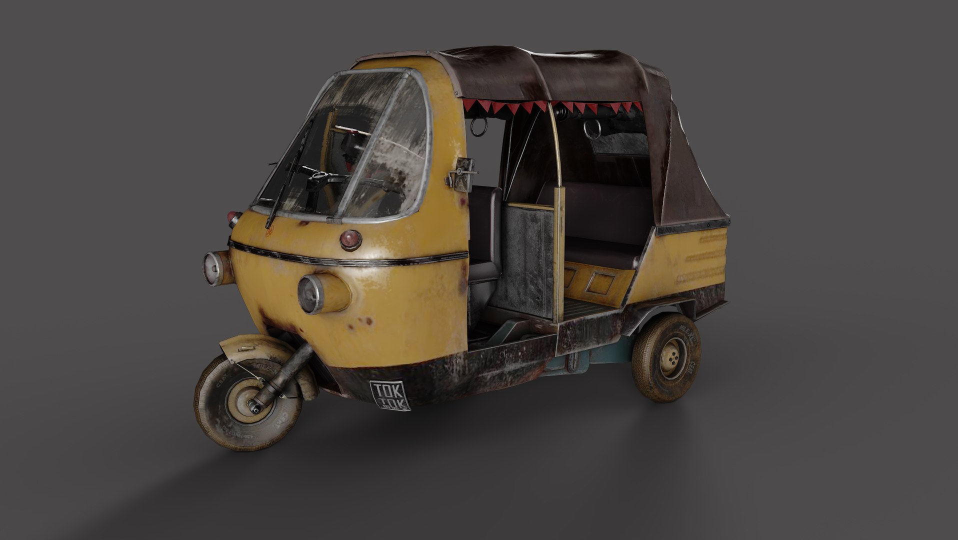3D TUK-TUK model - TurboSquid 2163743